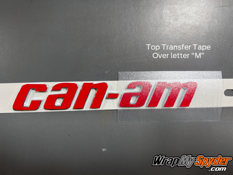 F3 Side Panel Can-Am Text Overlay - WrapMySpyder.com