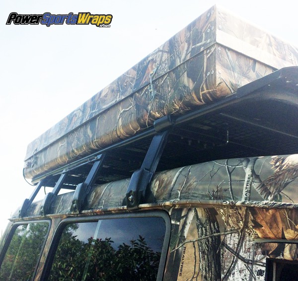 Real Tree Toyota Camouflage truck wrap - Powersportswraps.com