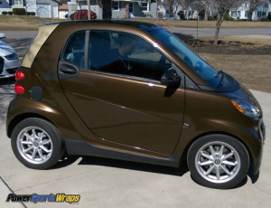 Smart car full vinyl wrap - Powersportswraps.com