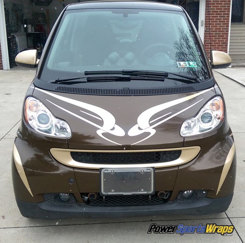 Smart car full vinyl wrap - Powersportswraps.com