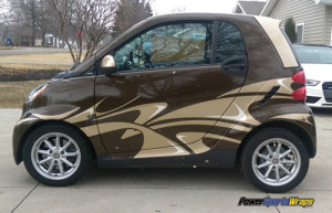 Smart car full vinyl wrap - Powersportswraps.com