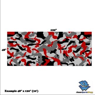 Red/Gray Urban Camouflage - Powersportswraps.com