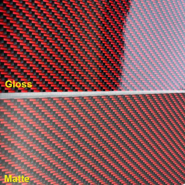 Carbon Fiber Deep Red Black - Powersportswraps.com