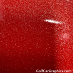 Red Sparkle Metal Flake-Gloss - Golfcargraphics.com