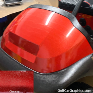 Red Sparkle Metal Flake-Gloss - Golfcargraphics.com
