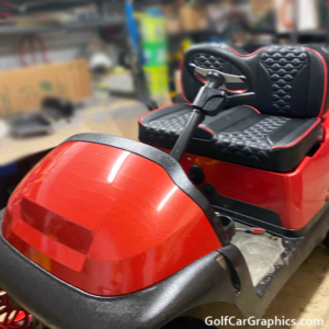 Red Sparkle Metal Flake-Gloss - Golfcargraphics.com